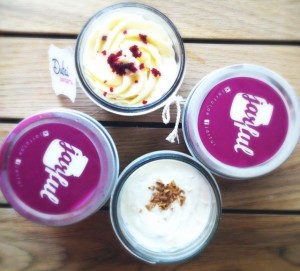 customised cupcakes in jars