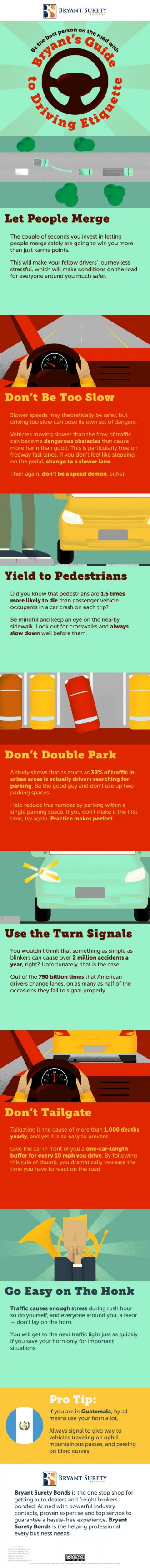 INFOGRAPHIC DRIVING ETIQUETTE IN DUBAI